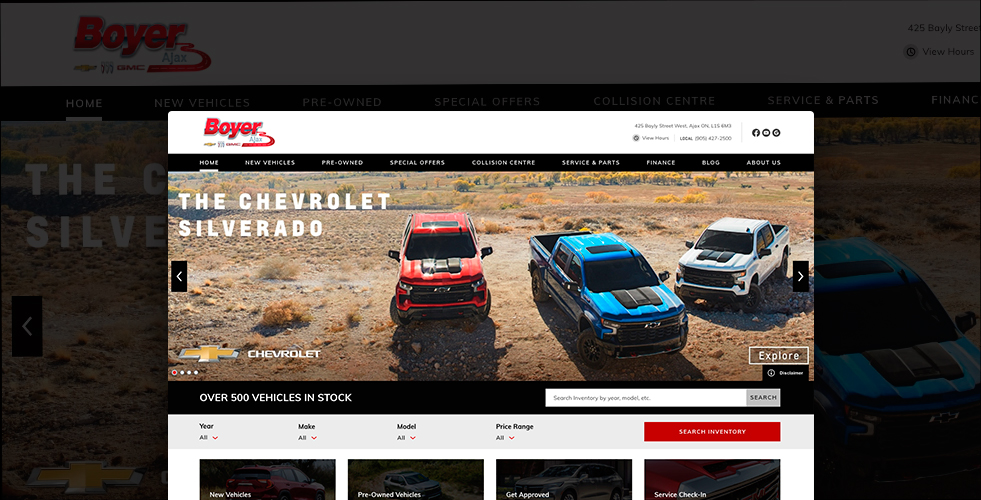 New & Used Cars Trucks - Ajax, ON | Boyer Chevrolet Buick GMC: